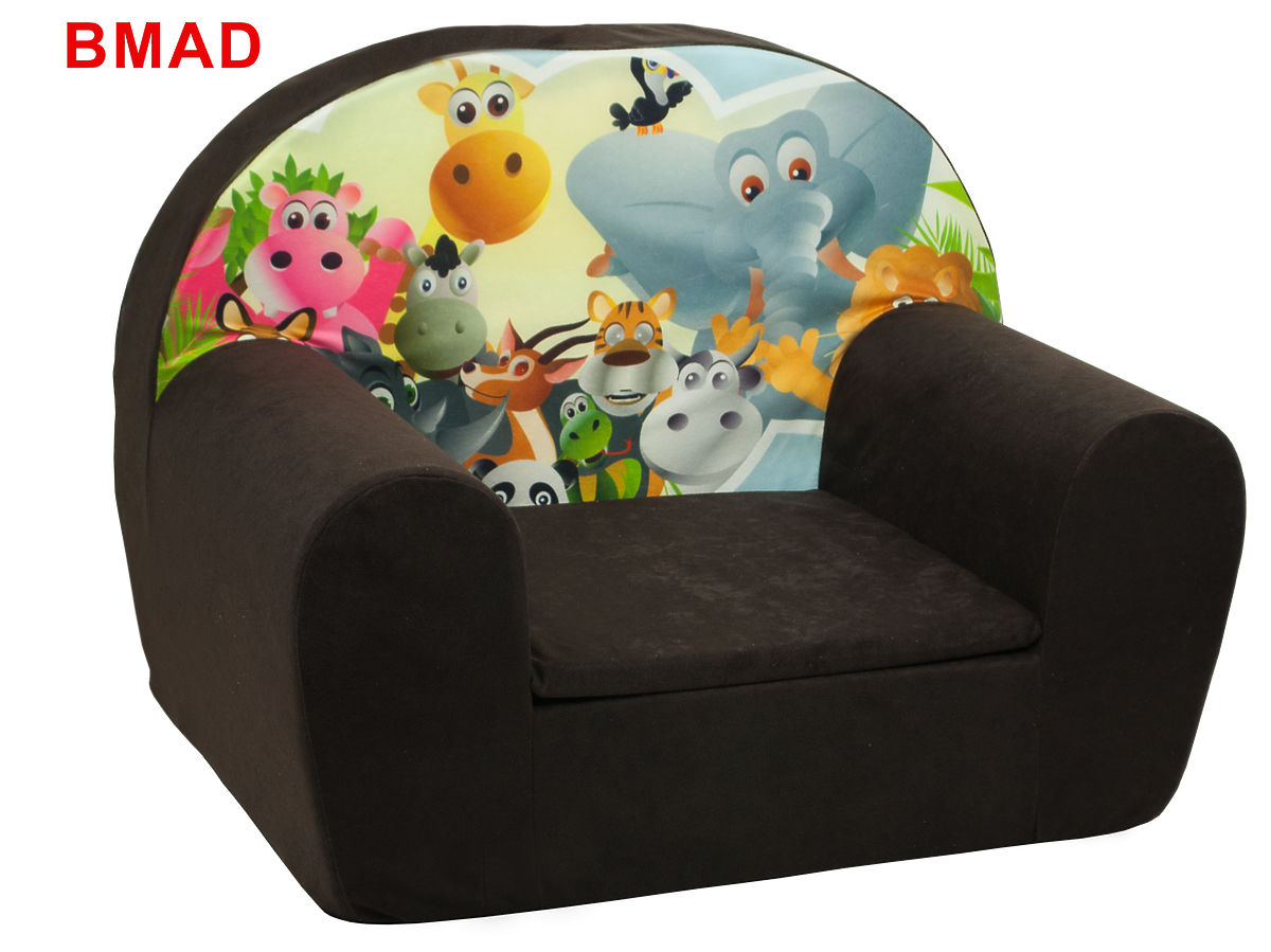 Fotel dla dziecka Zwierzątka - różne kolory - banaby.pl